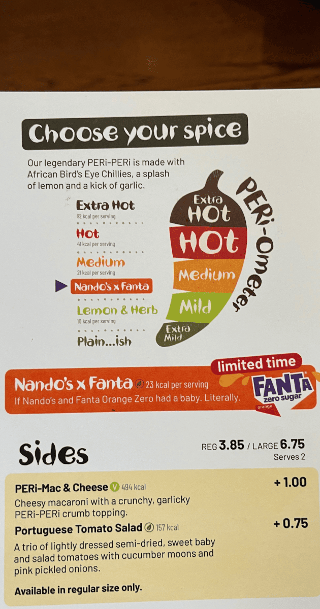 【Nando's烤雞】倫敦平價連鎖葡萄牙風味南非辣雞餐廳 - Travel with Jose